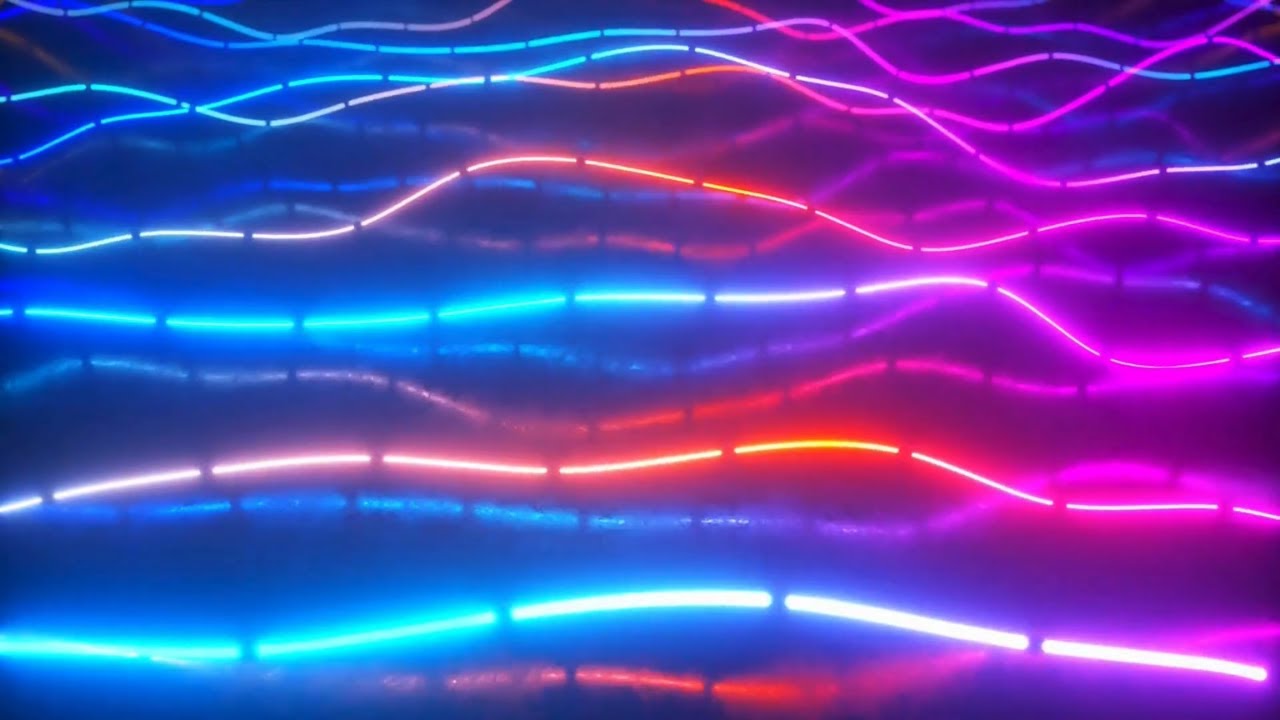 Club Laser Light Show😜Neon Party Wavering Disco Lines Screen - YouTube