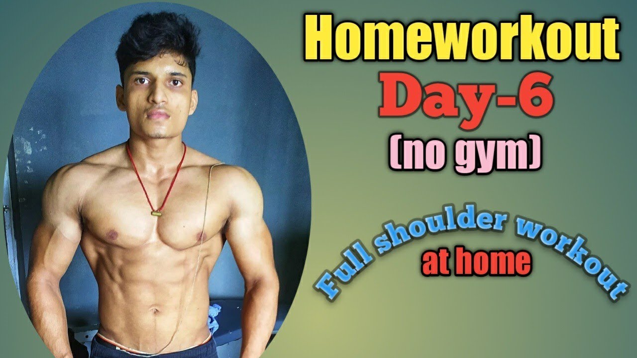 Full shoulder workout at home - (day-6) homeworkout - back and shoulder ...