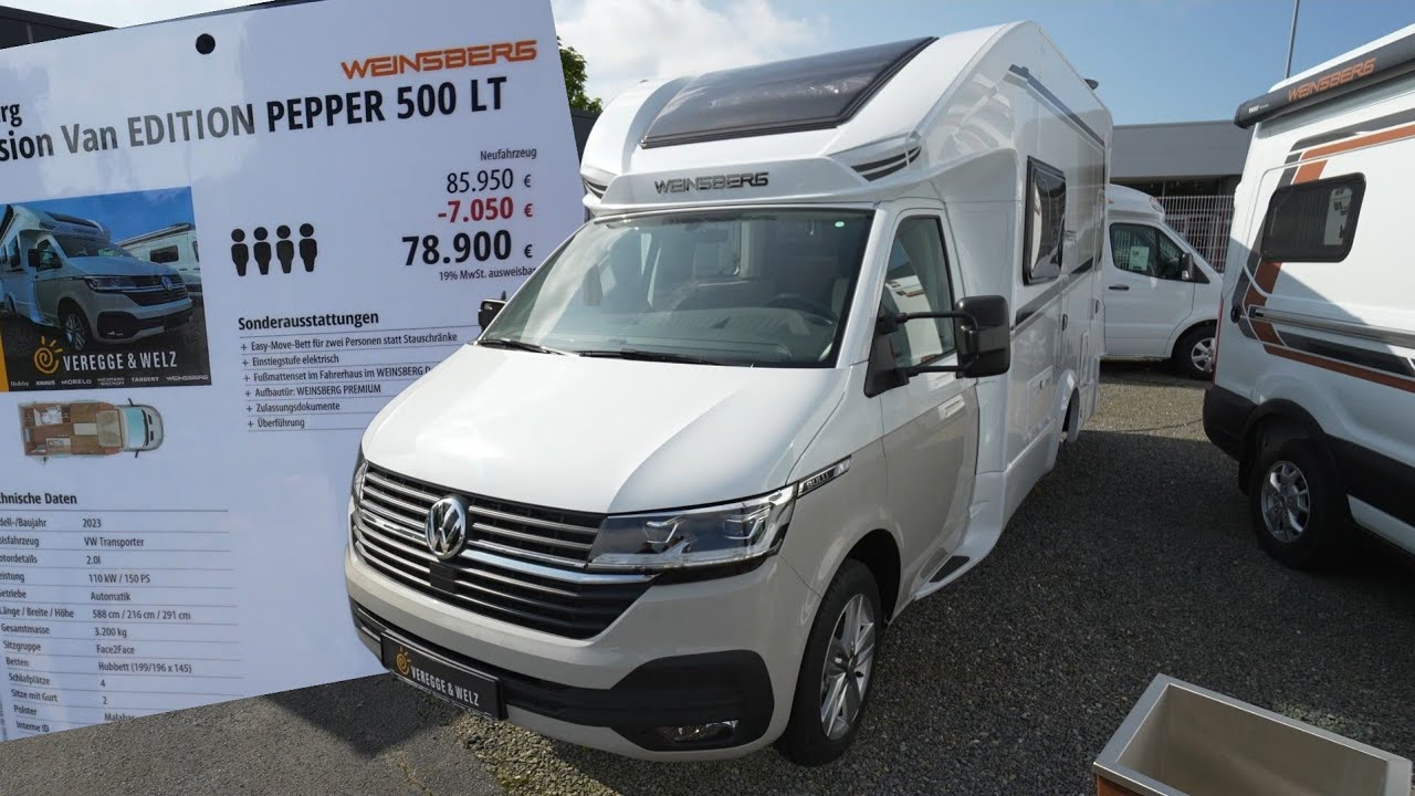 VW T6.1 Wohnmobil Preise fallen: - 7.050,- €! 2023 Weinsberg X-Cursion ...
