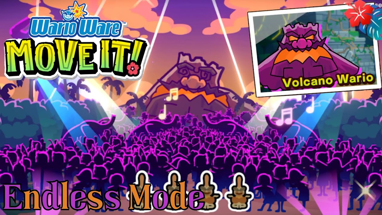 Everyone V.S. Volcano Wario - WarioWare MOVE IT! (Switch) - YouTube