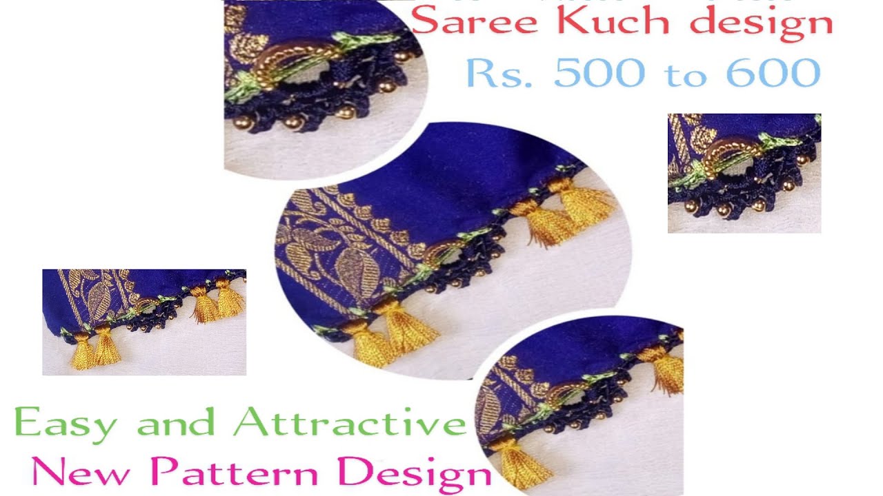 New pattern bridal saree Kuch designs| Easy and attractive design| Two ...