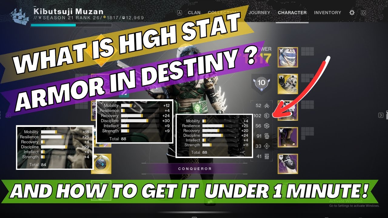 What Is High Stat Armor in destiny 2 And How to Get Tipple 100 Stats in ...