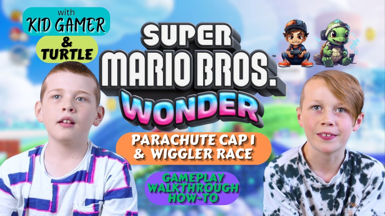 Super Mario Bros. Wonder : How To | Parachute Cap 1, Pop Up, Hoppo and ...