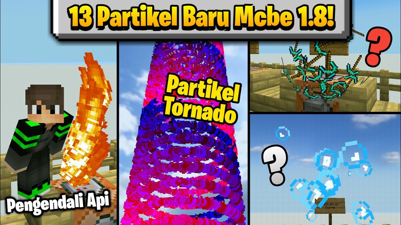 13 EFFECT PARTIKEL KEREN TERBARU DI MINECRAFT 1.8! - YouTube