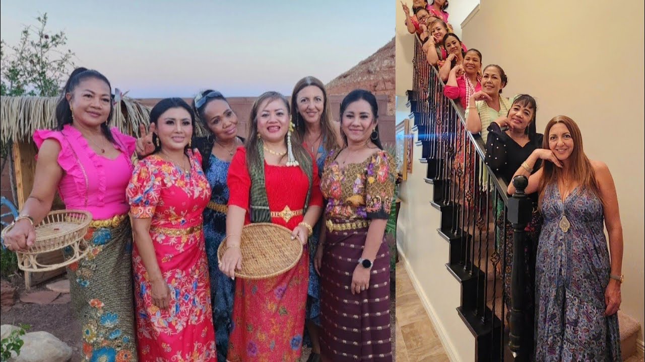 Home-made Dinner for Backyard House Party - YouTube Fans visit from ...