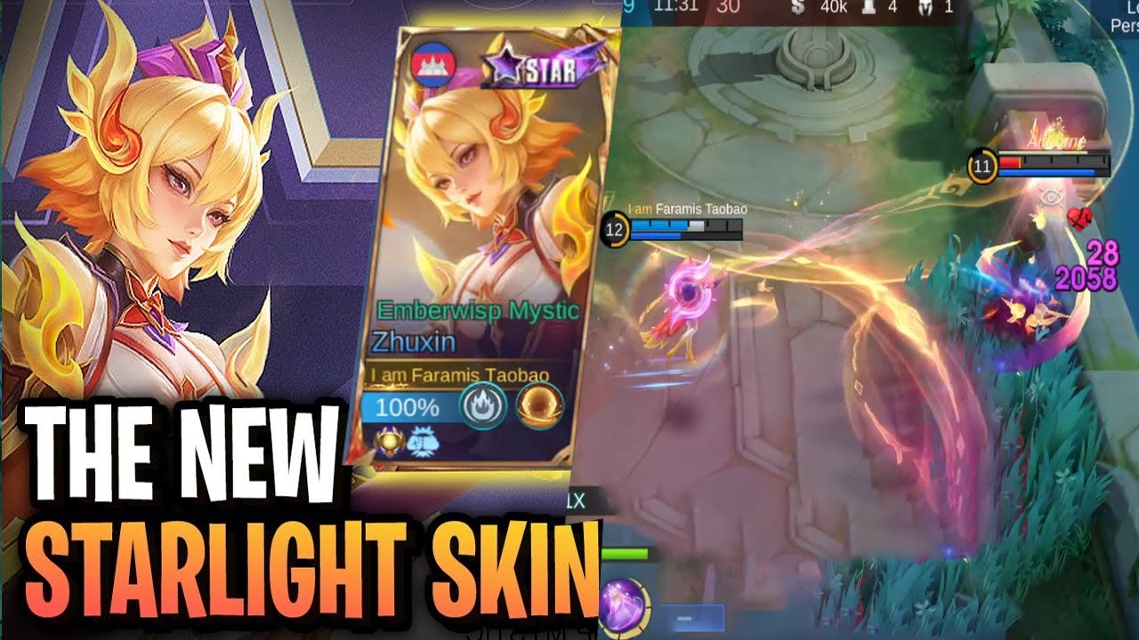 Wow MLBB 2025 January Starlight Zhuxin skin ZHUXIN BEST BUILD -MLBB ...