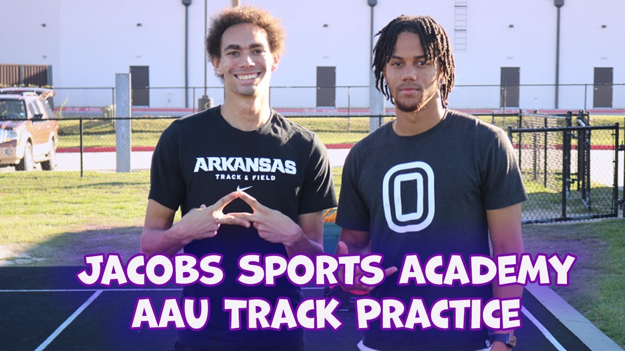 AAU Track Practice | Connor Washington & Cyrus Jacobs Jr. - YouTube