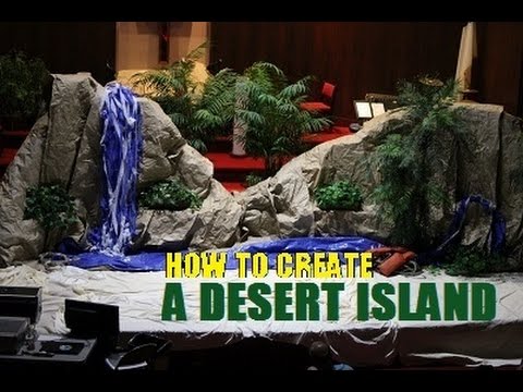 How to Create A Desert Island Set - YouTube