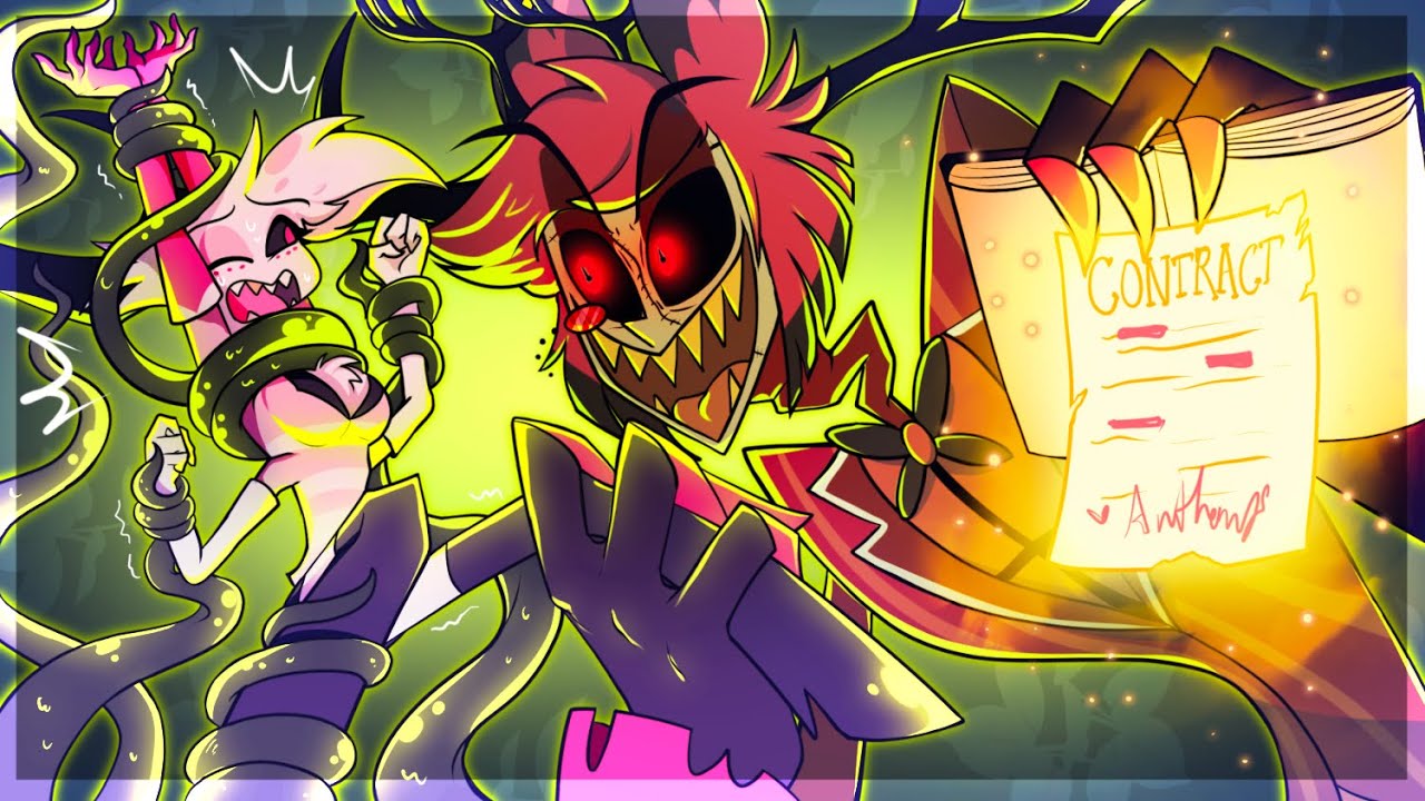 Alastor X Angel Dust's Forbidden Contract | RadioDust | Hazbin Hotel Comic Dub - YouTube