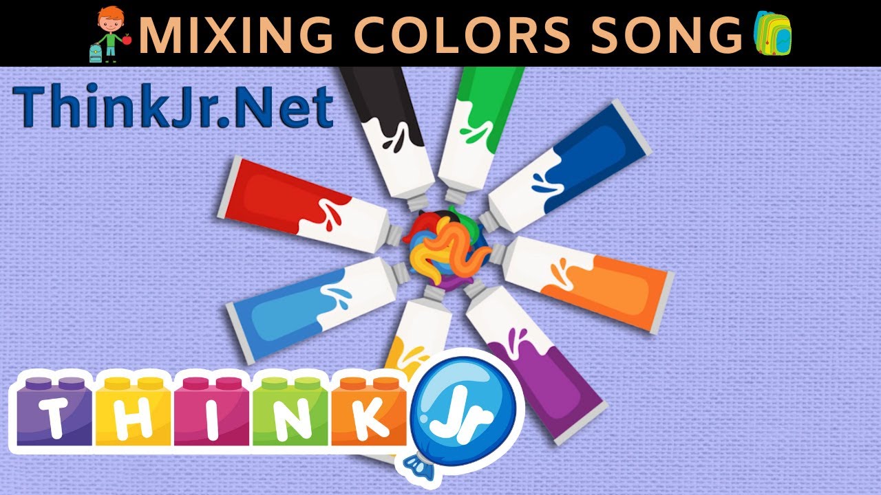 Mixing colors Song | Learn about colors| ThinkJr.Net - YouTube