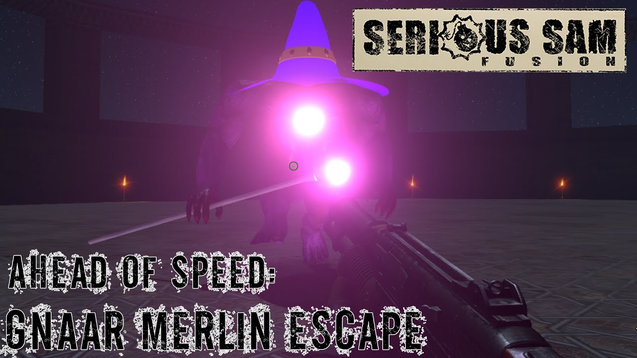 Serious Sam Fusion 2017 Ahead of Speed: Gnaar Merlin Escape - YouTube