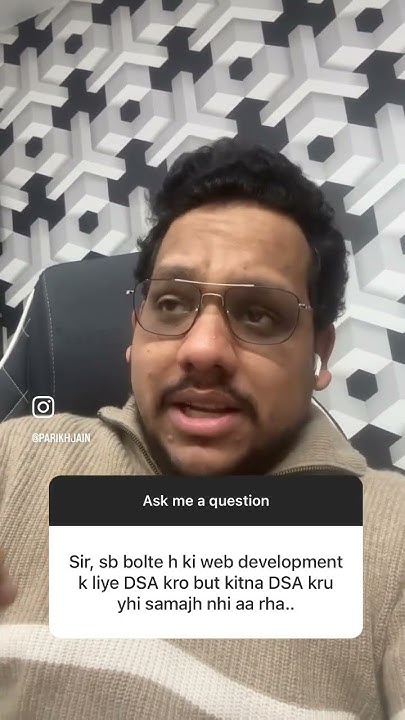 How much DSA for Web Development? #coding #webdevelopment #motivation #dsa - YouTube