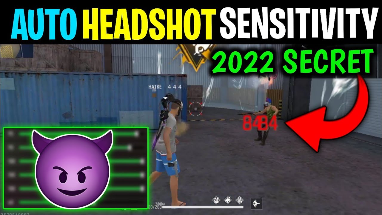 🤫 SECRET 💥 AUTO HEADSHOT SENSITIVITY 😈 FREE FIRE MAX NEW SENSITIVITY ...