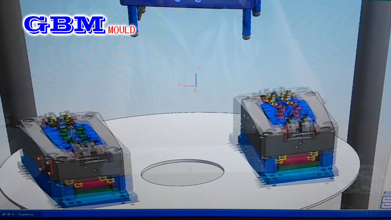 Shuttle Mold Insert Molding - YouTube
