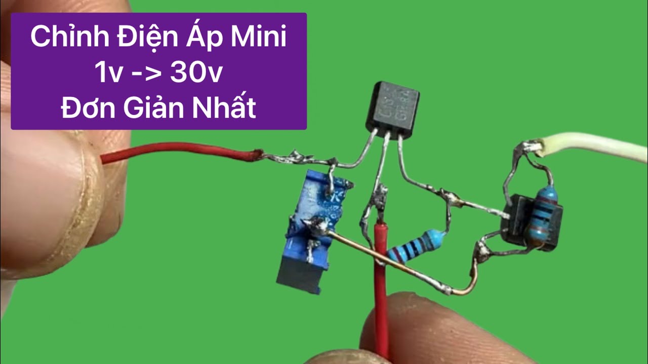 Mạch Điều Chỉnh Điện Áp Từ 1V - 30V. Levien DIY - YouTube