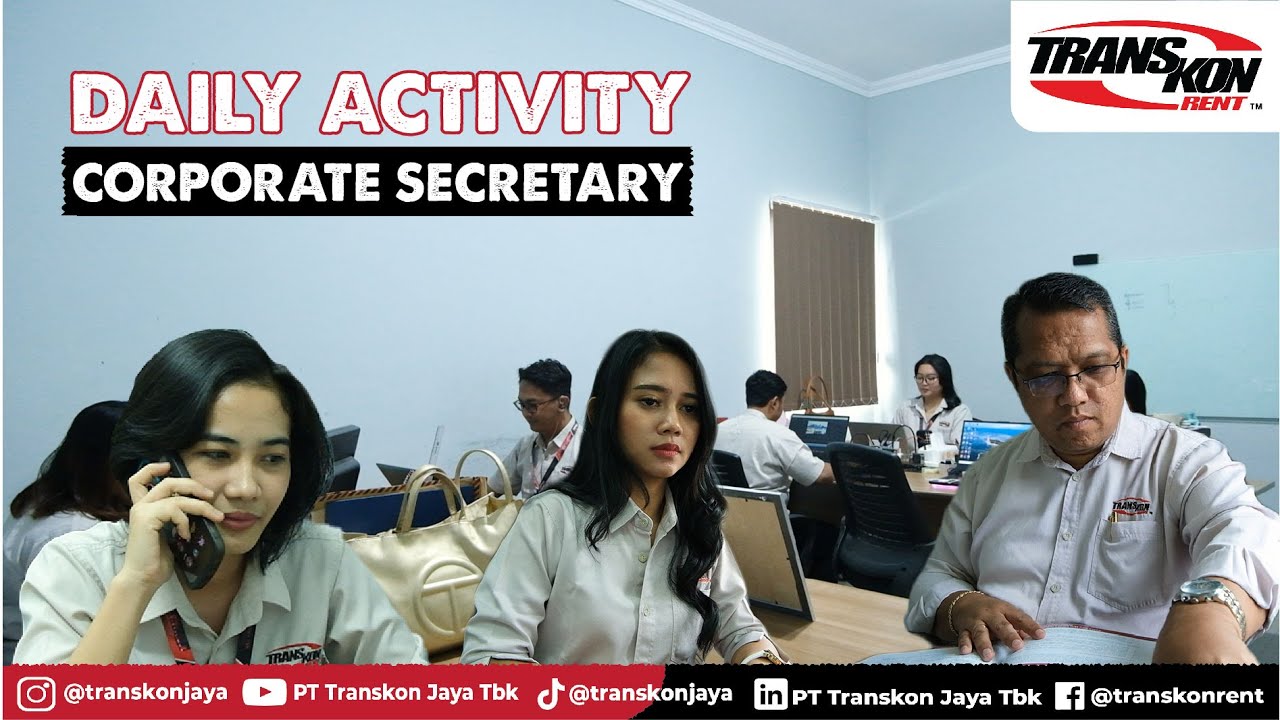 Daily Activity Corporate Secretary | PT Transkon Jaya Tbk - YouTube