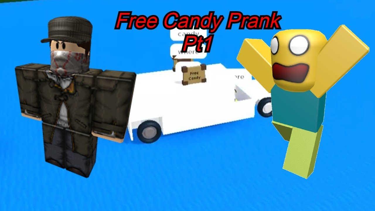 Free Candy Prank Pt1(Build A Boat For Treasure) - YouTube