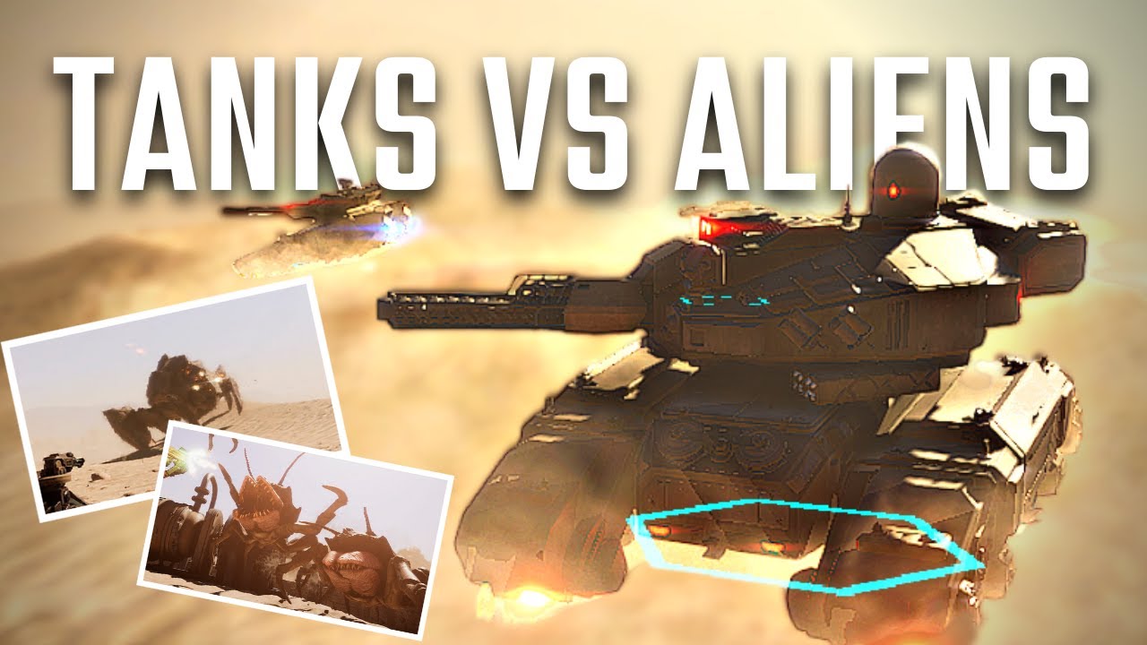This Game lets you DESTROY ALIEN BUGS with Tanks! - YouTube