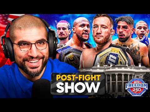 Justin Gaethje SHOCKS Ilia Topuria, Ciryl Gane TKOs Pereira; Ariel Helwani UFC White House Reaction 