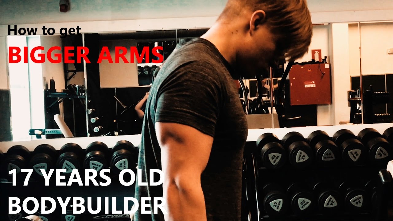 17 Years Old Bodybuilder (ARM WORKOUT) - YouTube