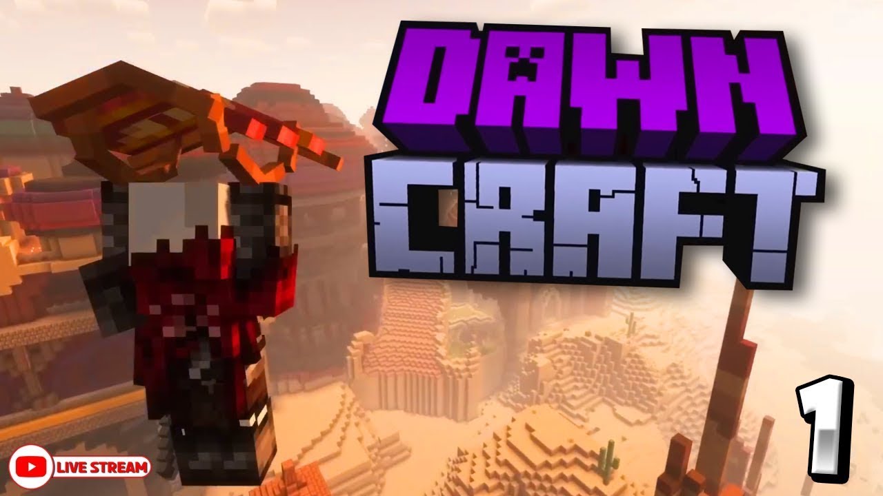 SERVIDOR con MODS y otros STREAMERS - DAWN CRAFT - Minecraft - YouTube