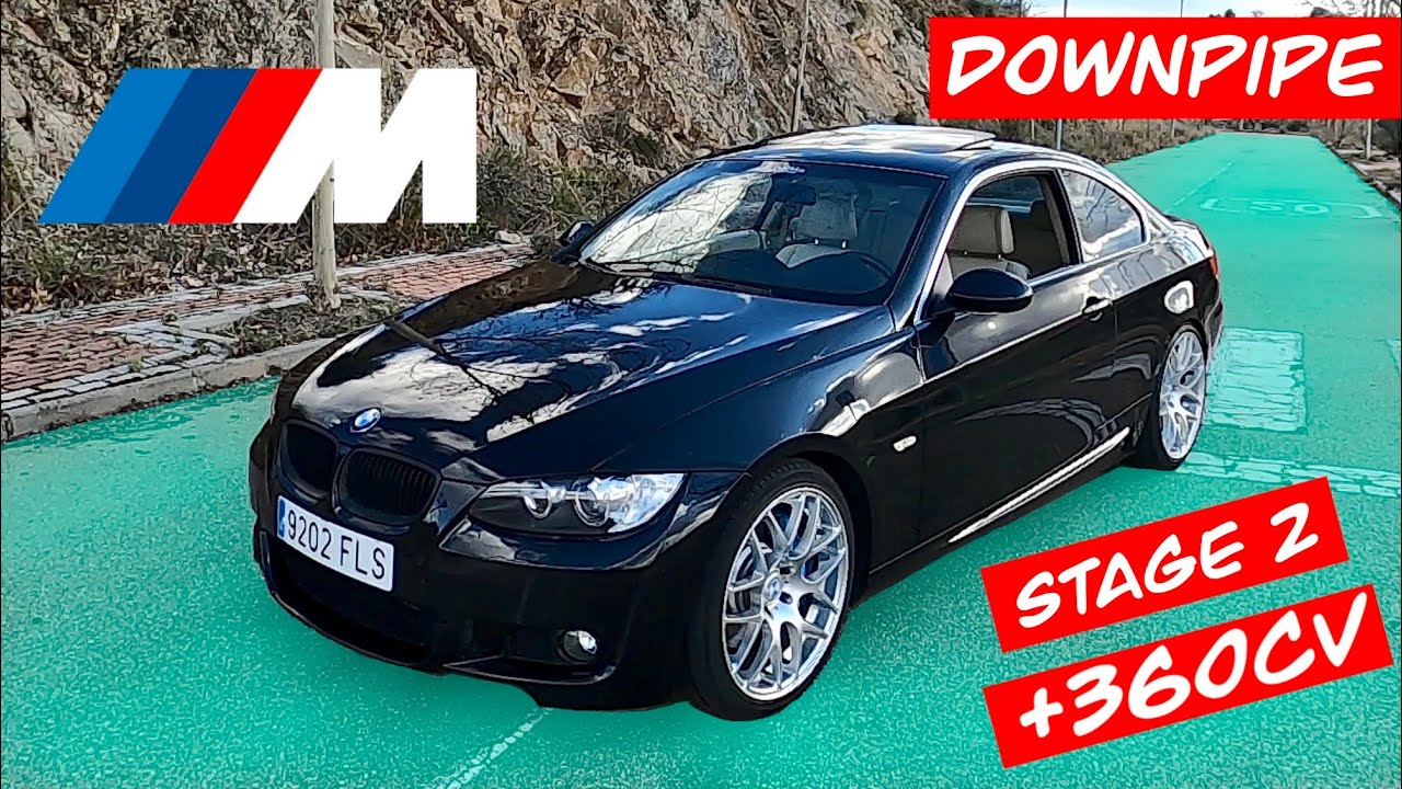 BMW 335d STAGE 2 e92 {360cv} 🚀 DOWNPIPE | Serie 3 2007 - YouTube