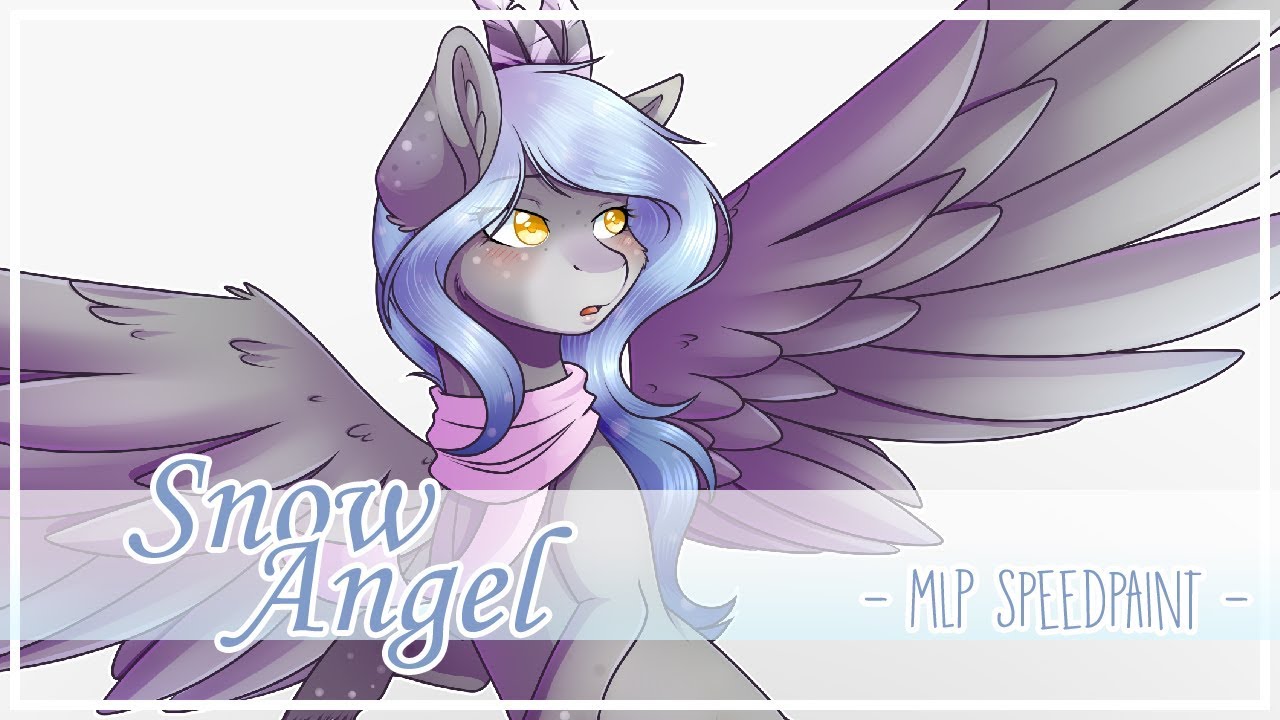 Snow Angel - MLP Speedpaint - YouTube