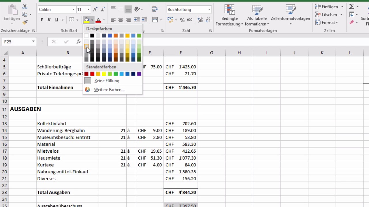Excel 2016 Windows: 25 Finish - YouTube
