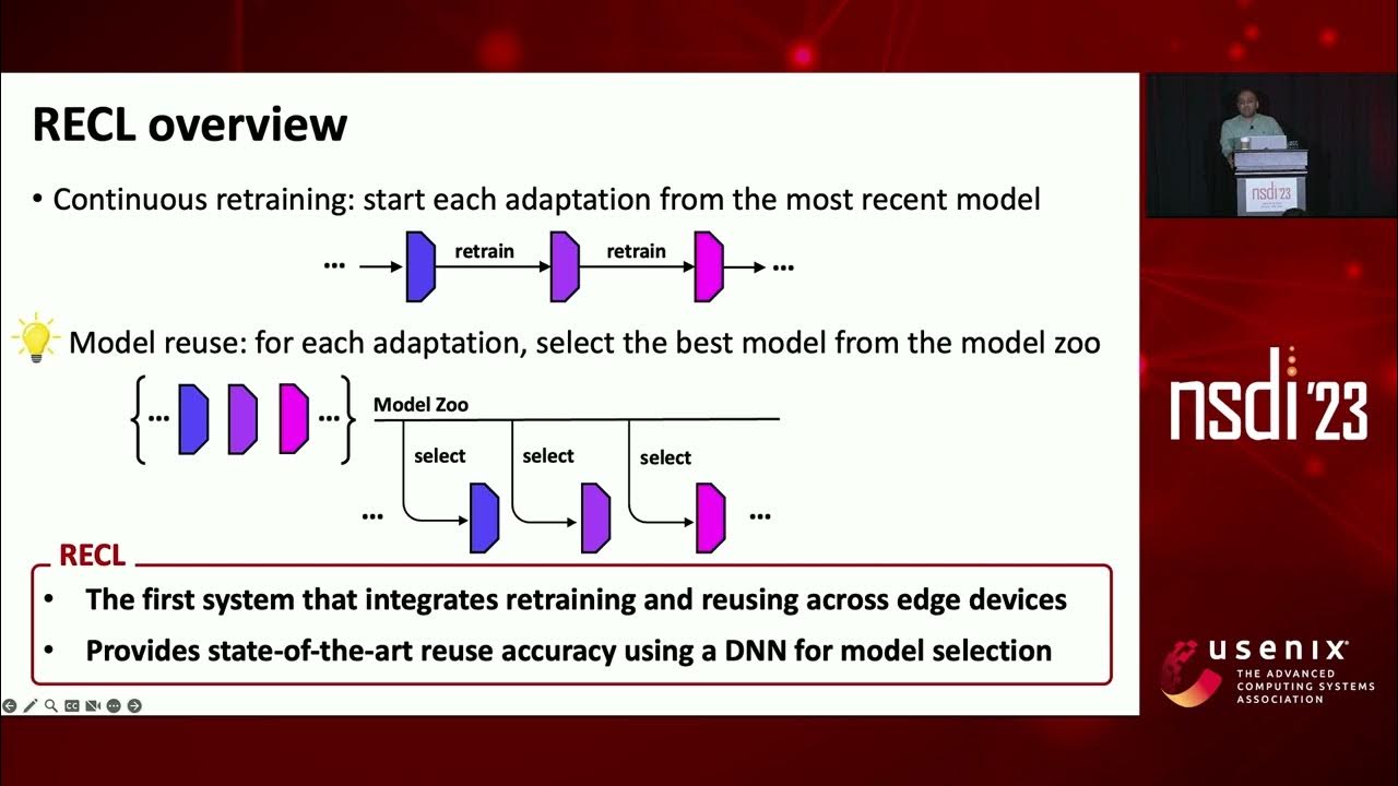 NSDI '23 - RECL: Responsive Resource-Efficient Continuous Learning for Video Analytics - YouTube