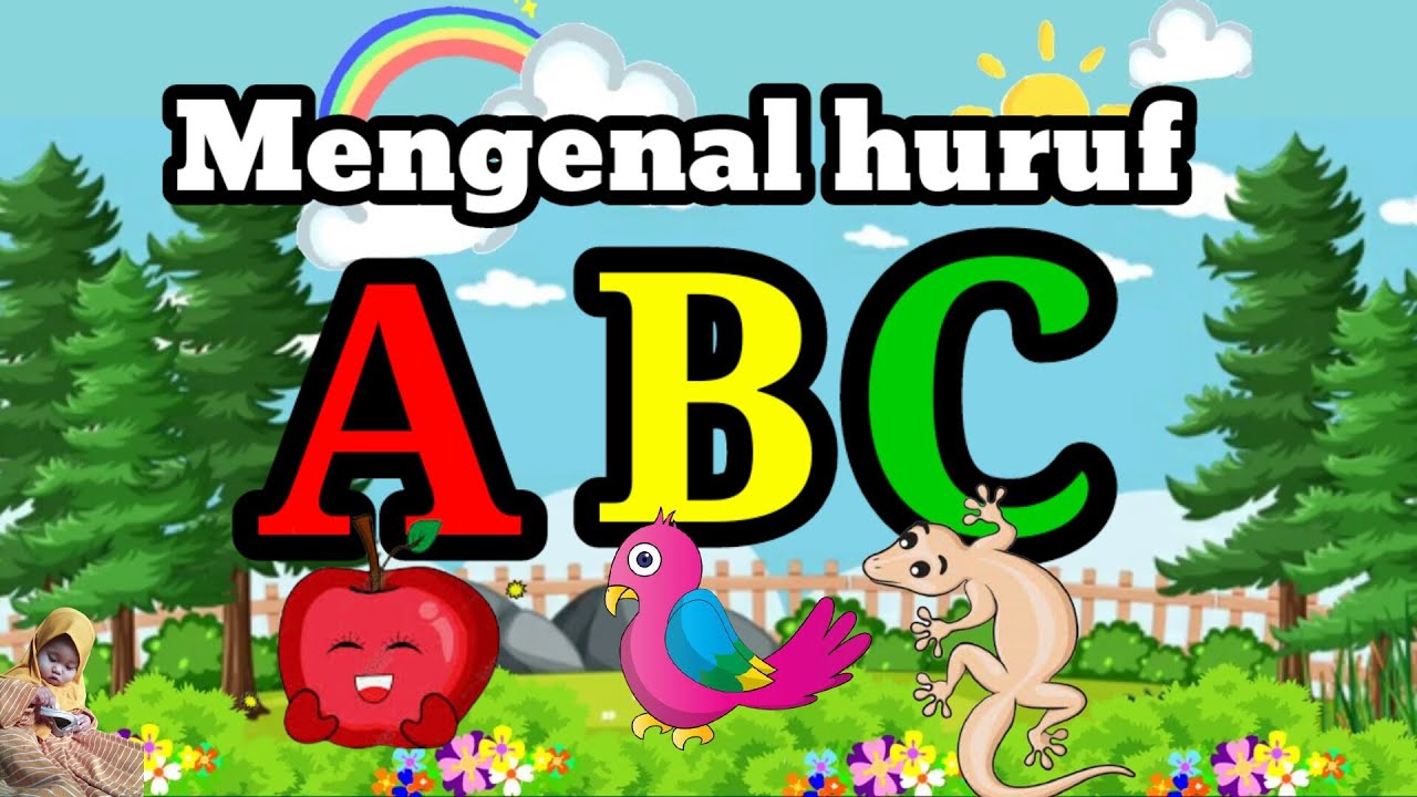 Mengenal Huruf ABC - Huruf abjad -Huruf Alfabel untuk Anak KB, TK, RA ...