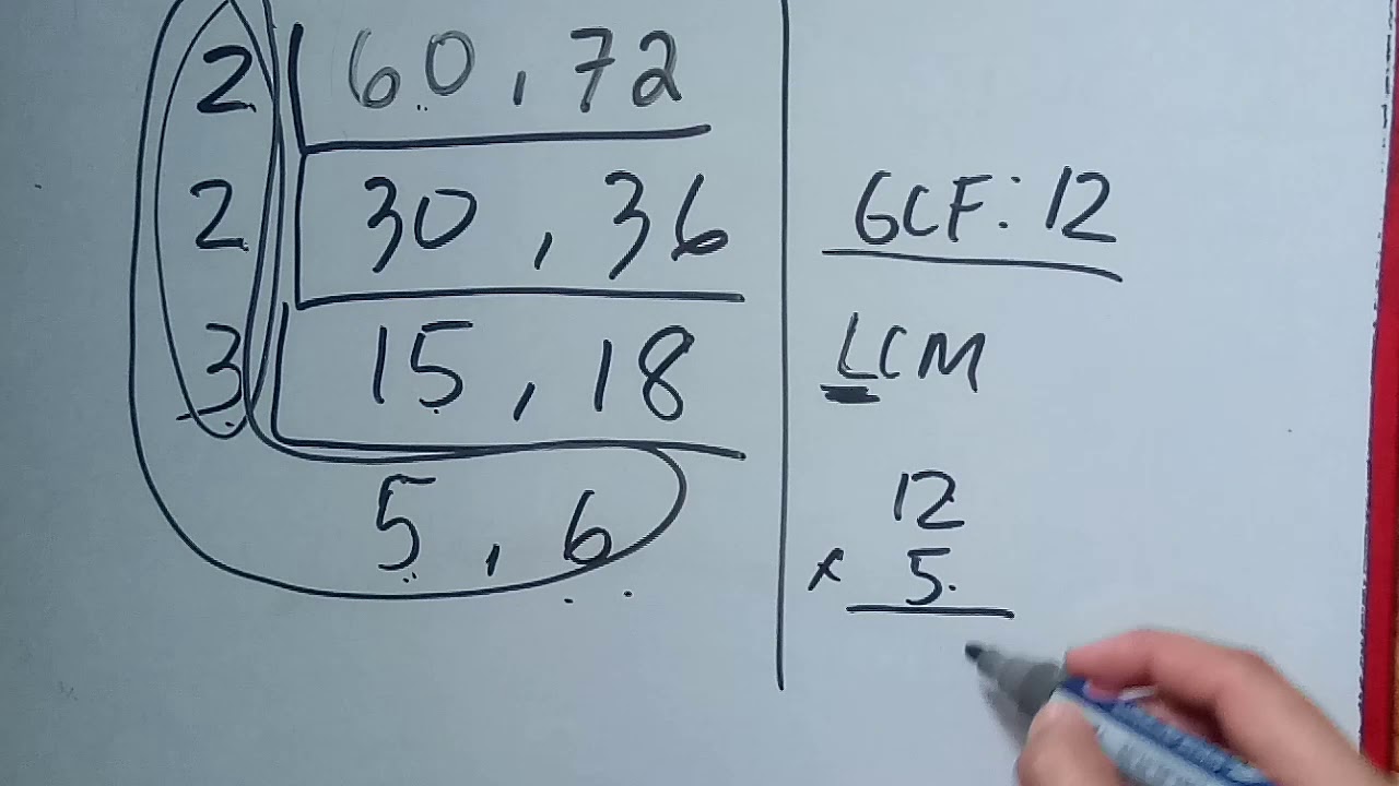 How to get the GCF and LCM through Continuous Division - YouTube