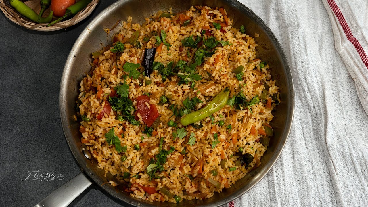 Vegetable Masala Rice - YouTube