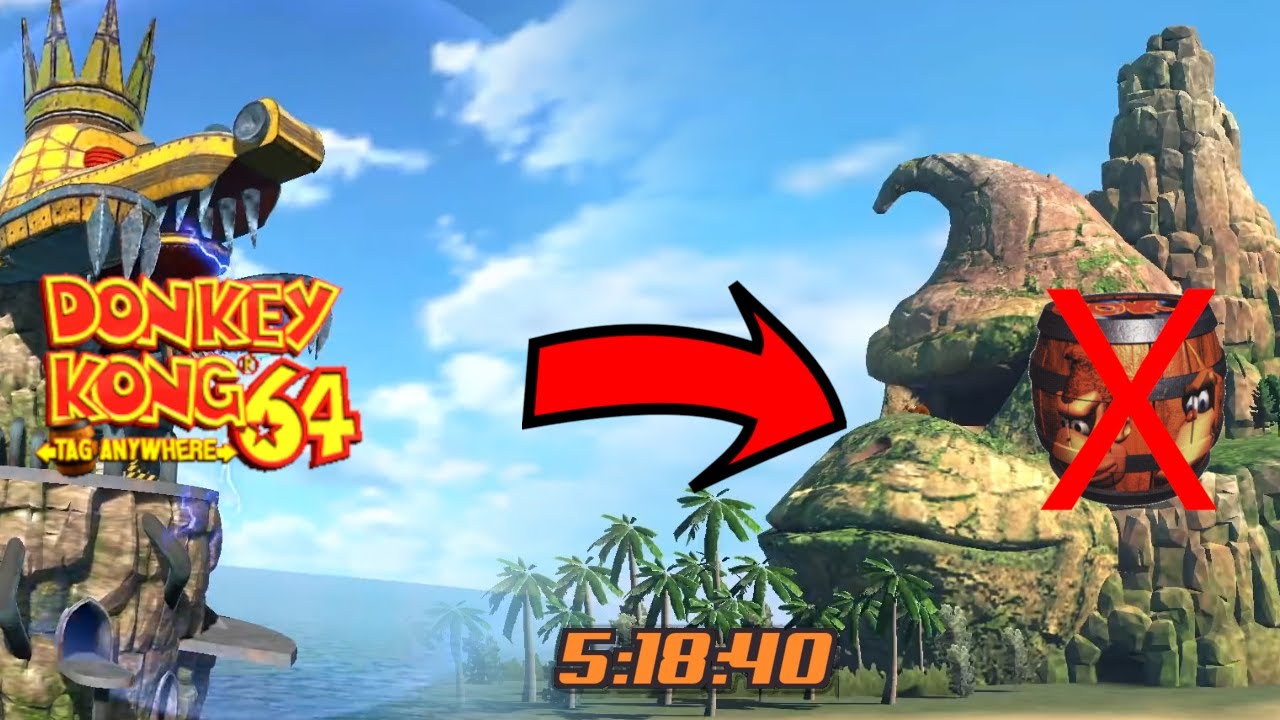 DK64 - 101% (Tag Anywhere mod) in 5:18:40 - YouTube