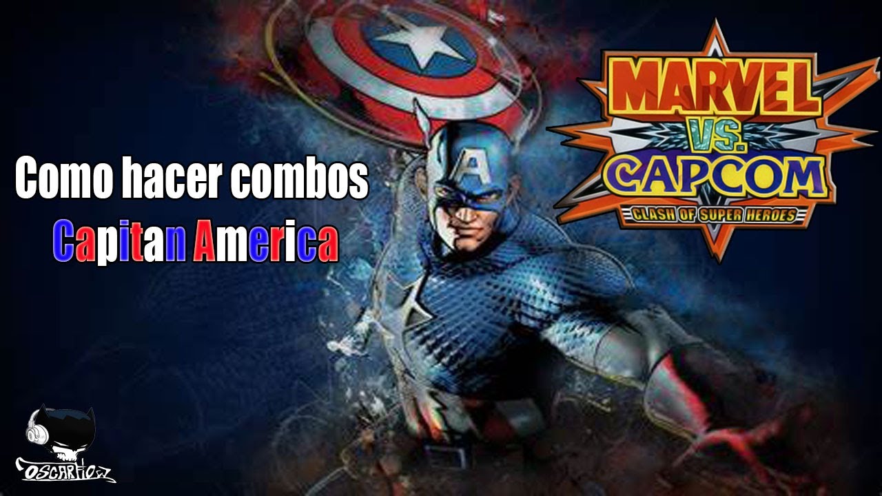 Como hacer combos - Capitan America - Marvel vs Capcom Clash of Super ...
