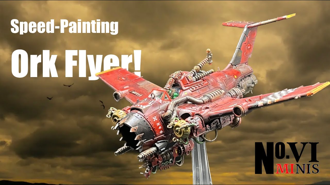 Speed Paint Your Ork Flyer! Dakkajet, Burna-Bommer, Blitza-Bommer ...