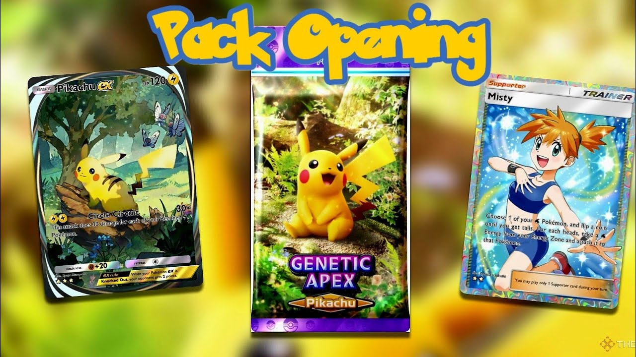 Opening Pikachu Packs #pokemon #pokemontcgpocket - YouTube