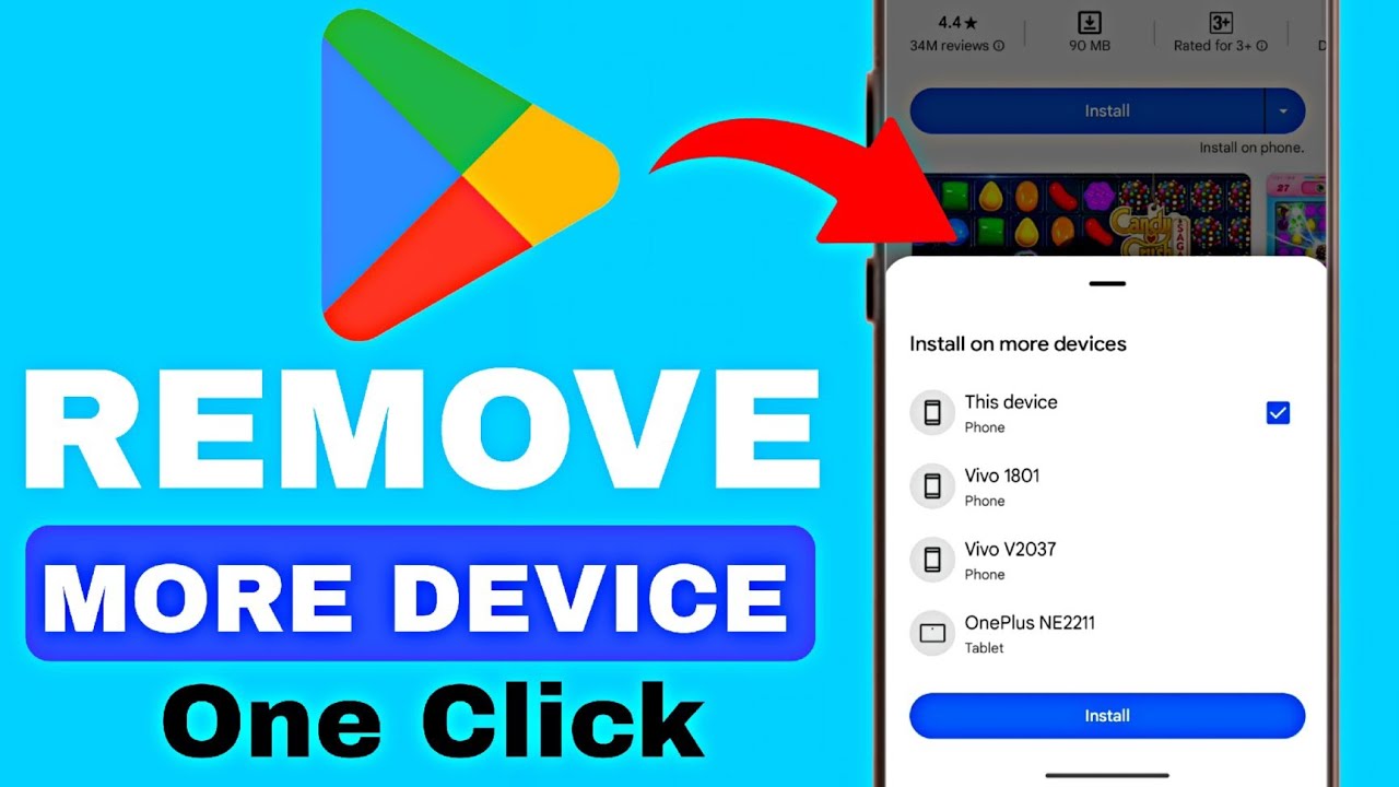 How to remove install on more devices Play Store available on more ...