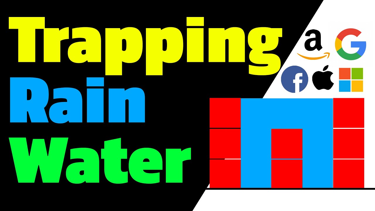 Trapping Rain Water Problem (Hindi) | FAANG | MyCodeShala - YouTube