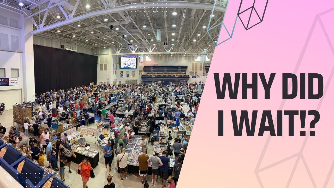 My FIRST SPORTS Card Show EVER!! | East Bay Card Show - YouTube