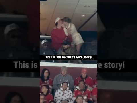 Taylor Swift and Travis Kelce Kissing At Stanley Cup #taylorswift #traviskelce
