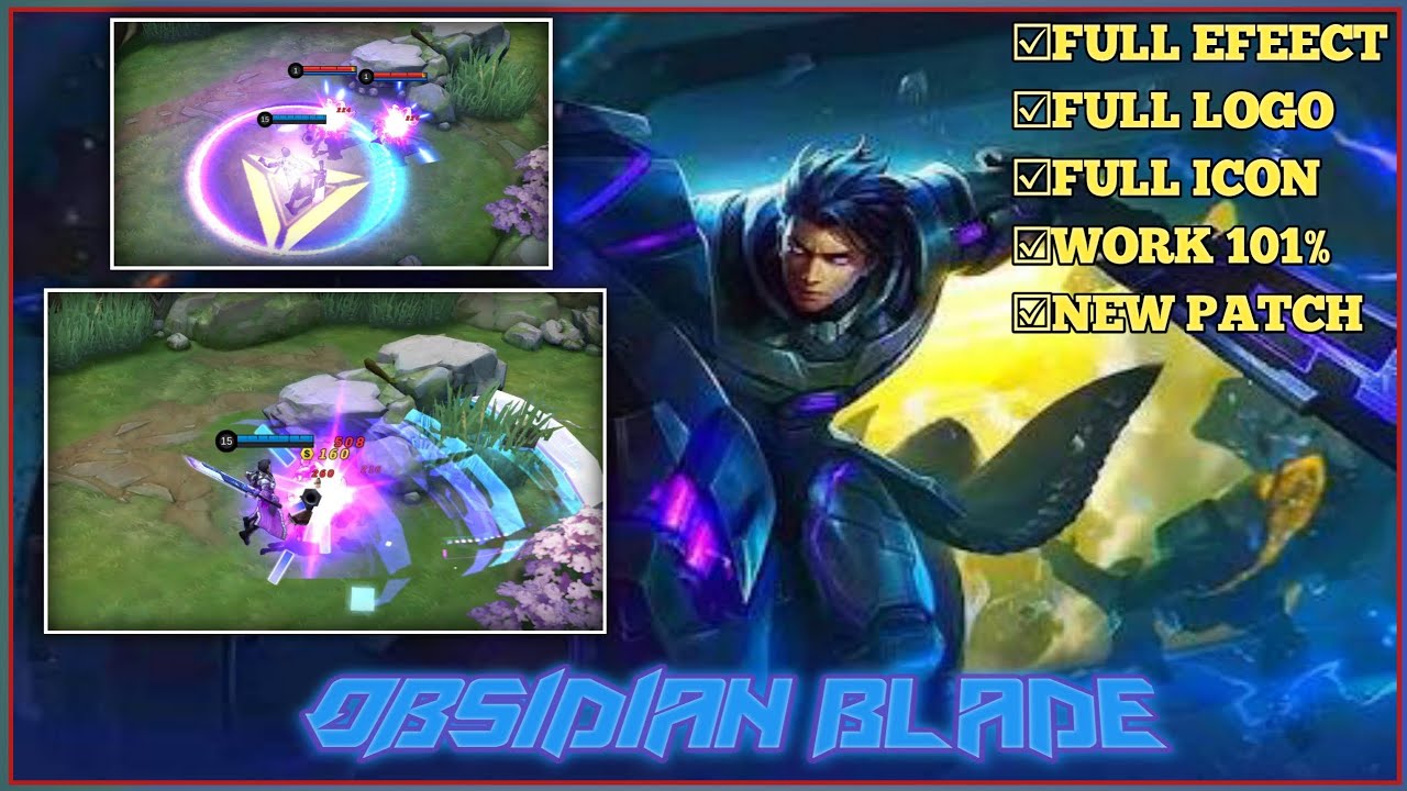 ALUCARD LEGENDARY OBSIDIAN BLADE SKIN SCRIPT + FULL EFFECTS WITH FRAME ...