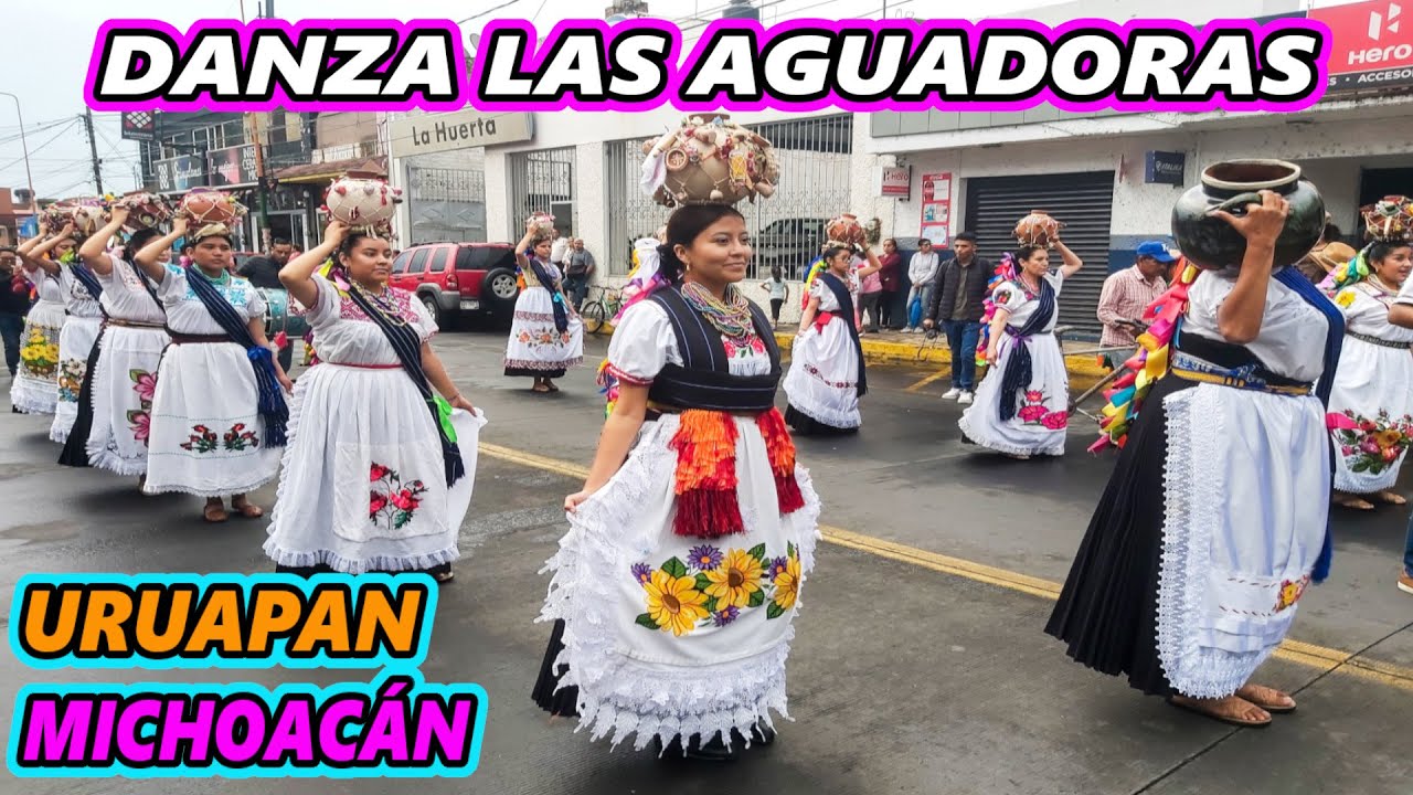 DANZA LAS AGUADORAS DE URUAPAN MICHOACÁN presentación en el 475 ...