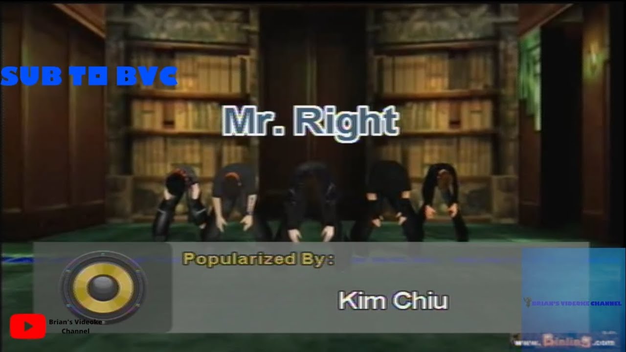 Mr. Right- Kim Chiu (Karaoke) - YouTube