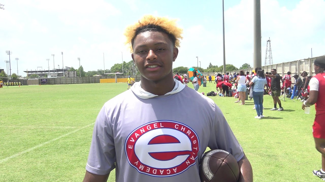 INTERVIEW: LSU QB target Peyton "Pop" Houston of Evangel - YouTube