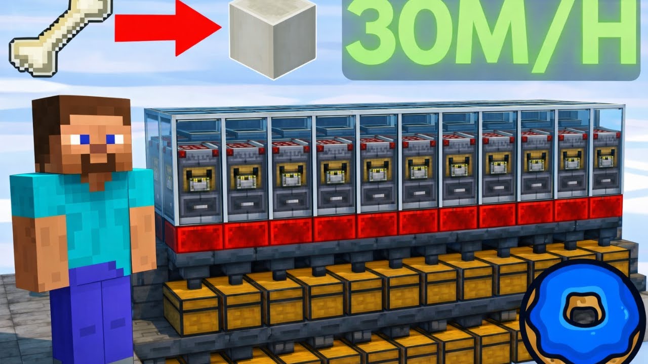 This Bone Block Farm Made me 100 Million on the Donut SMP - YouTube