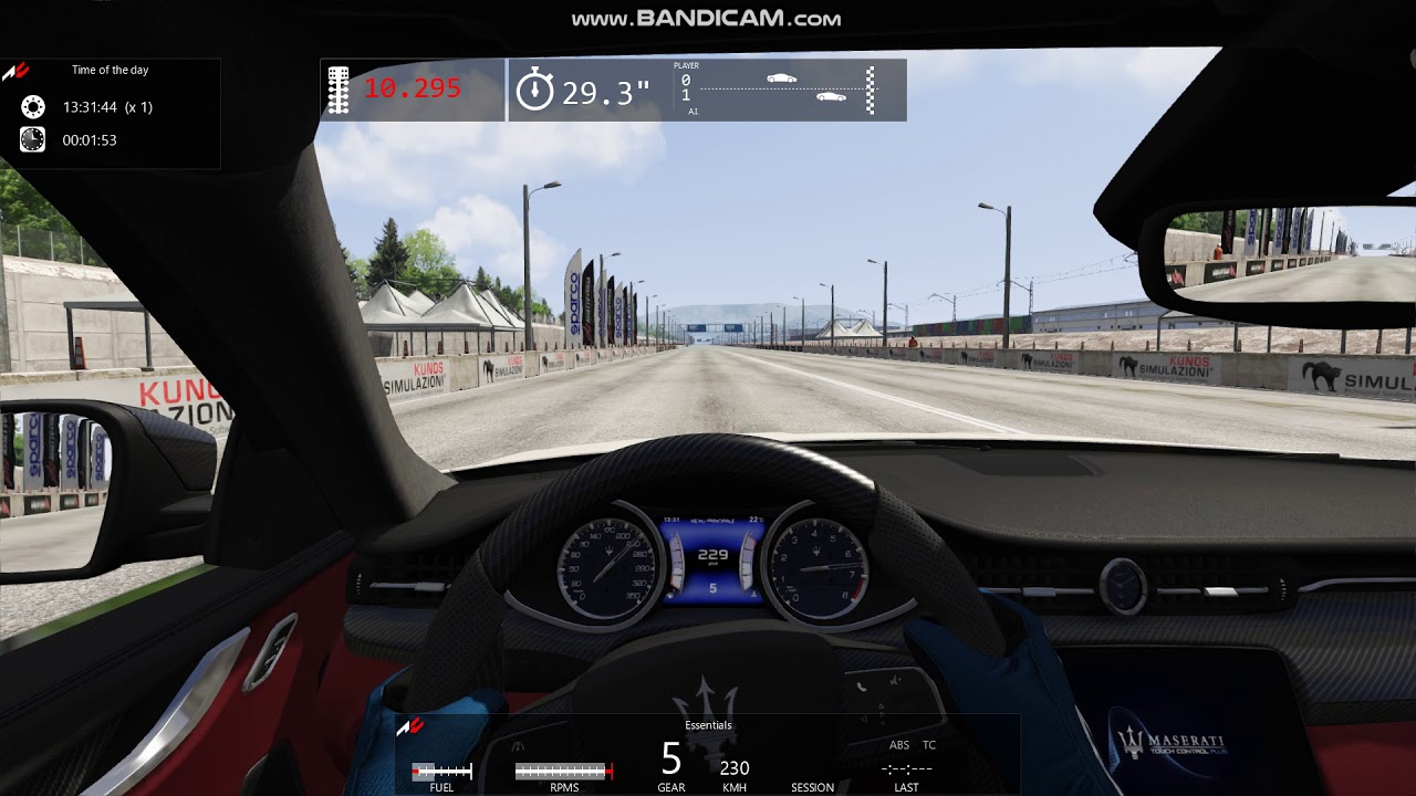 Assetto Corsa - Maserati Quattroporte GTS sound - YouTube