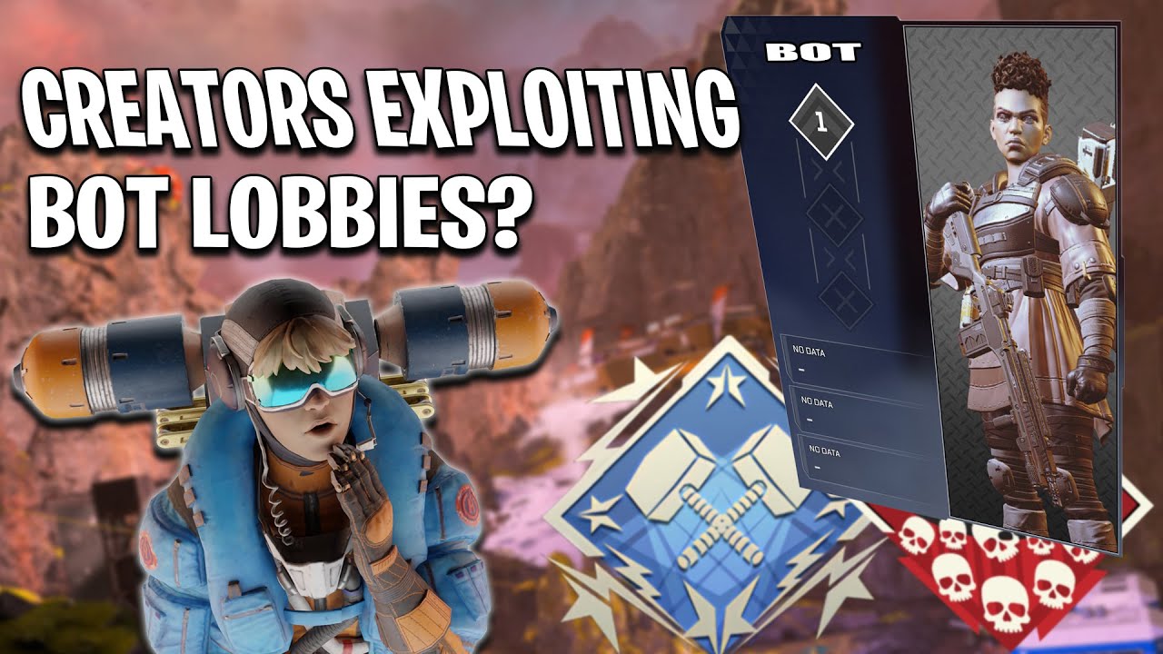 Apex Creators Exploiting SBMM for Bot Lobbies is a Problem - YouTube