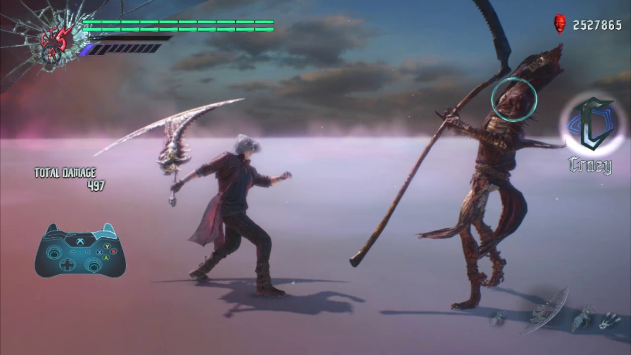 DMC5 - Weapon switch buffer practice - YouTube