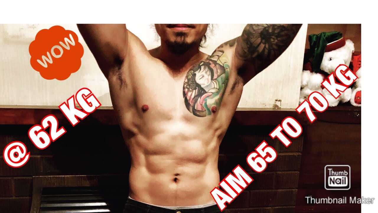 62 kg Before taking Mutant Muscle Mass Gainer - YouTube
