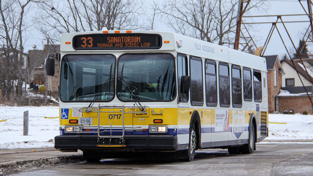 (Ride Video) HSR New Flyer D40LF 0717 on route 33 Sanatorium! - YouTube